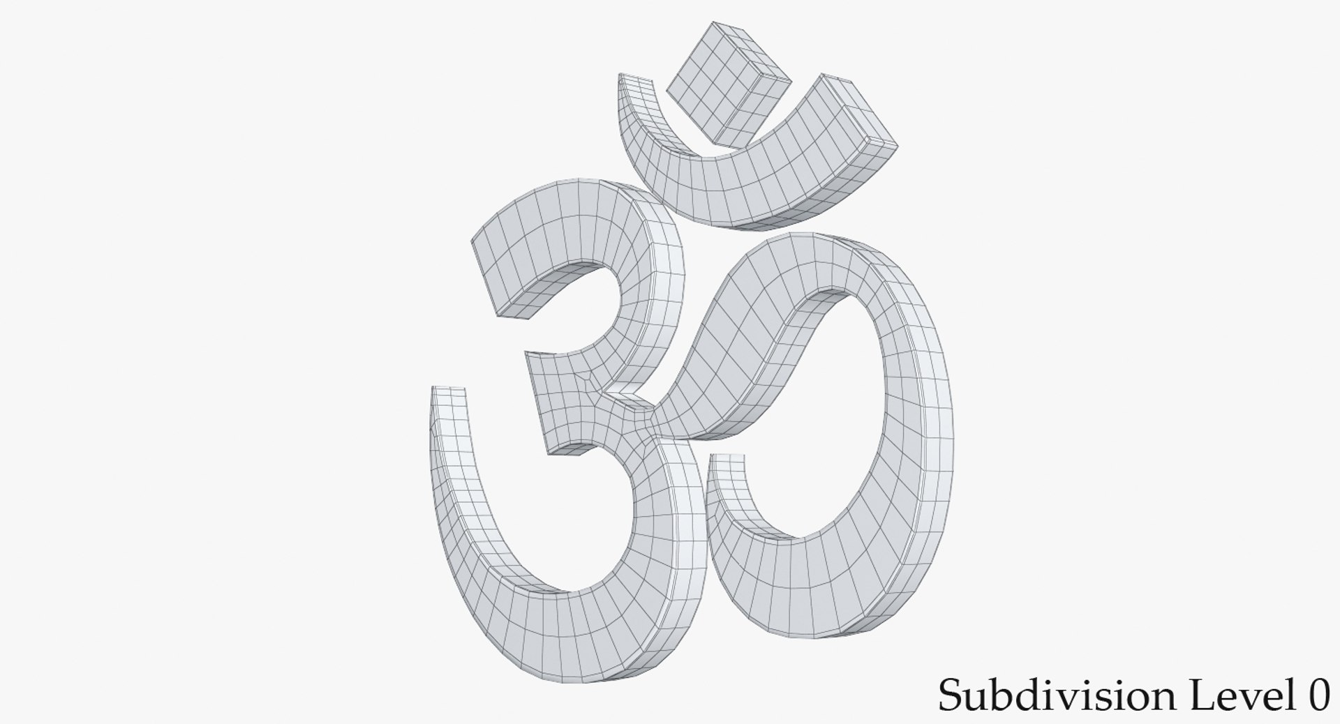 Om Symbol 3D Model - TurboSquid 1274963