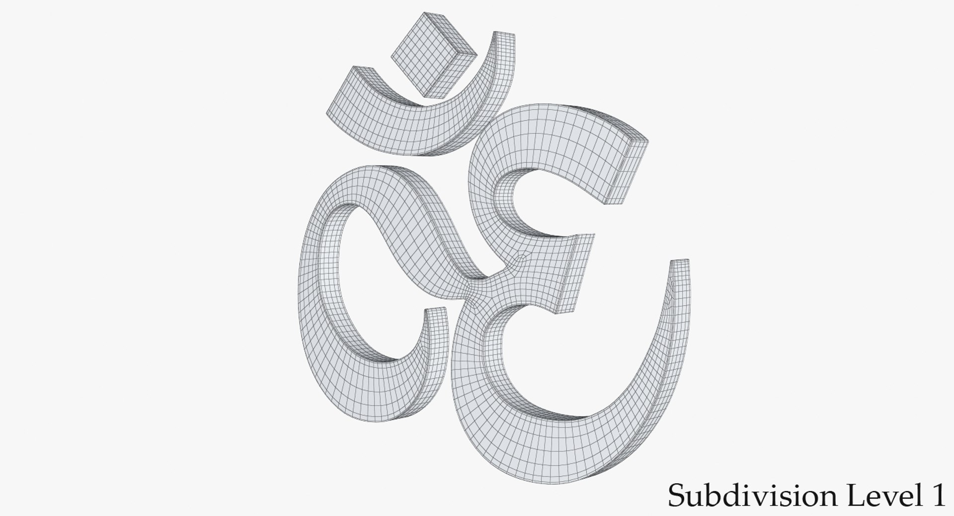 Om Symbol 3D Model - TurboSquid 1274963