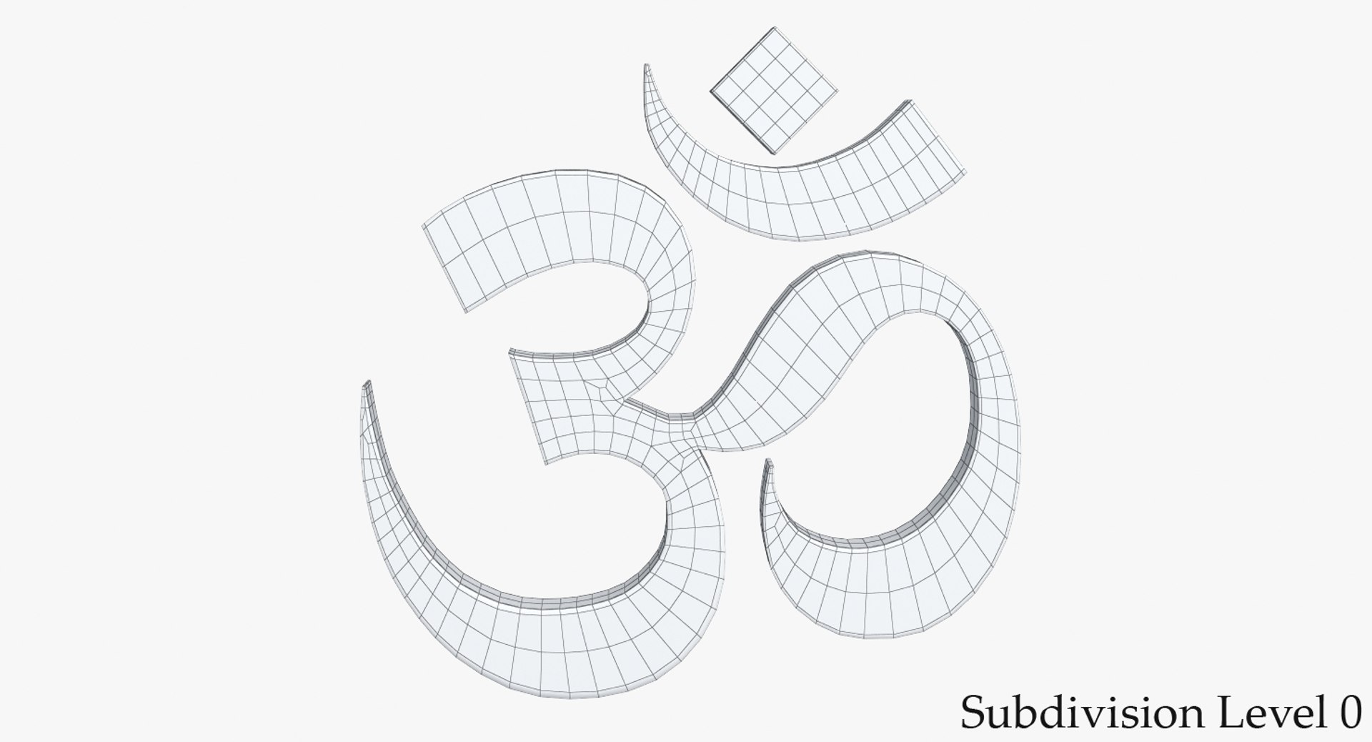 Om Symbol 3D Model - TurboSquid 1274963