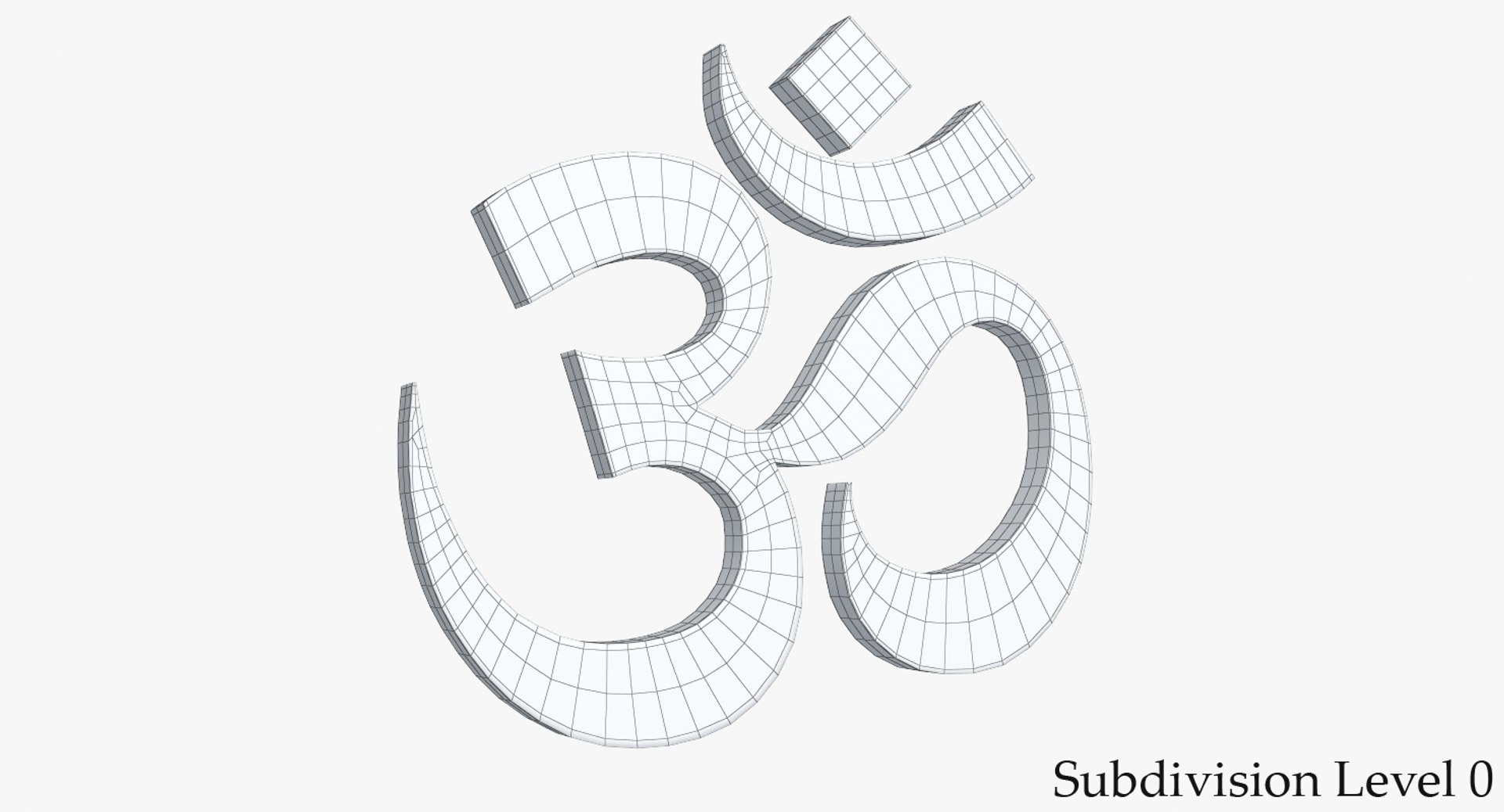 Om Symbol 3D Model - TurboSquid 1274963