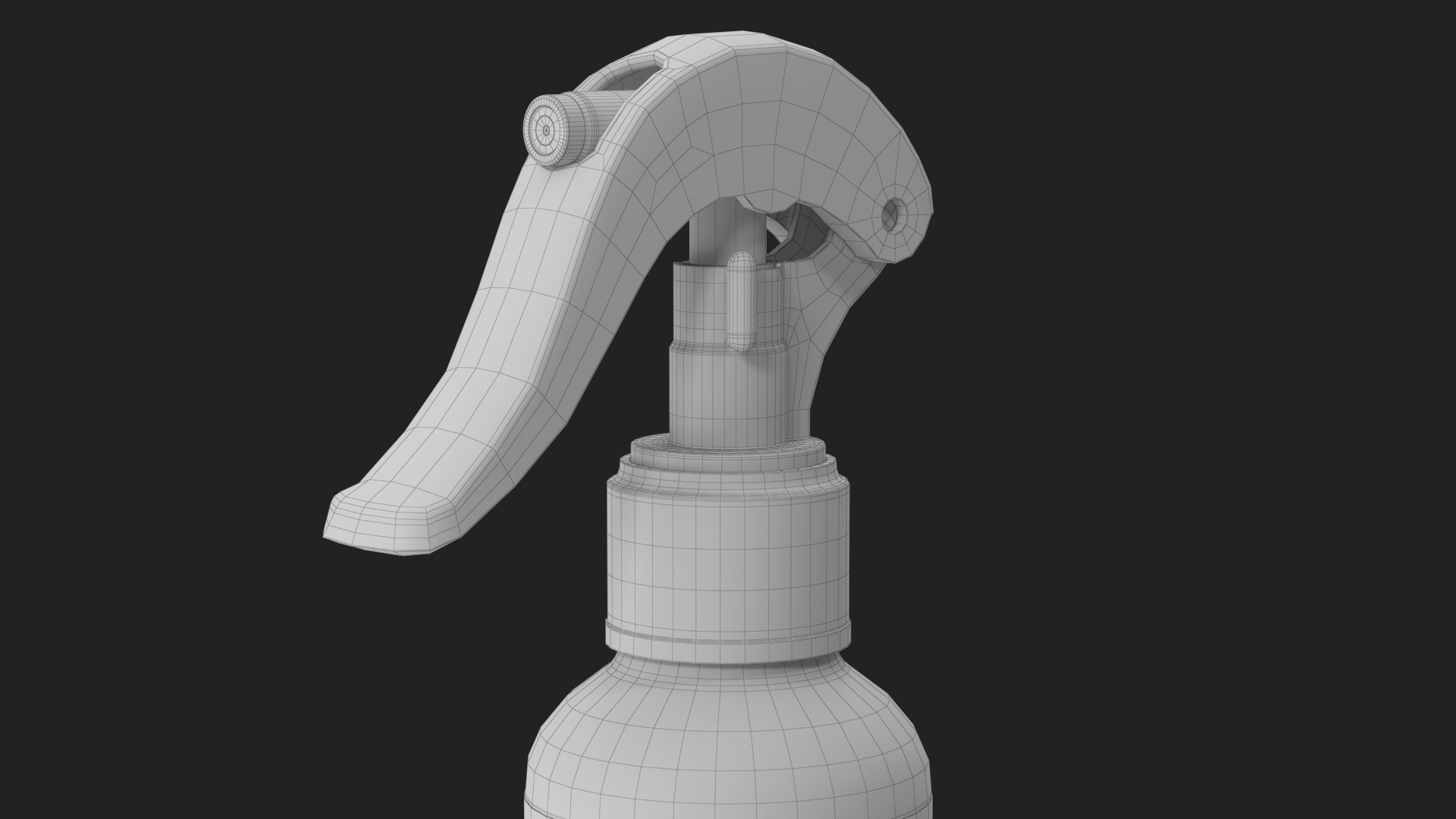 3D model spray bottle black reusable - TurboSquid 1620247