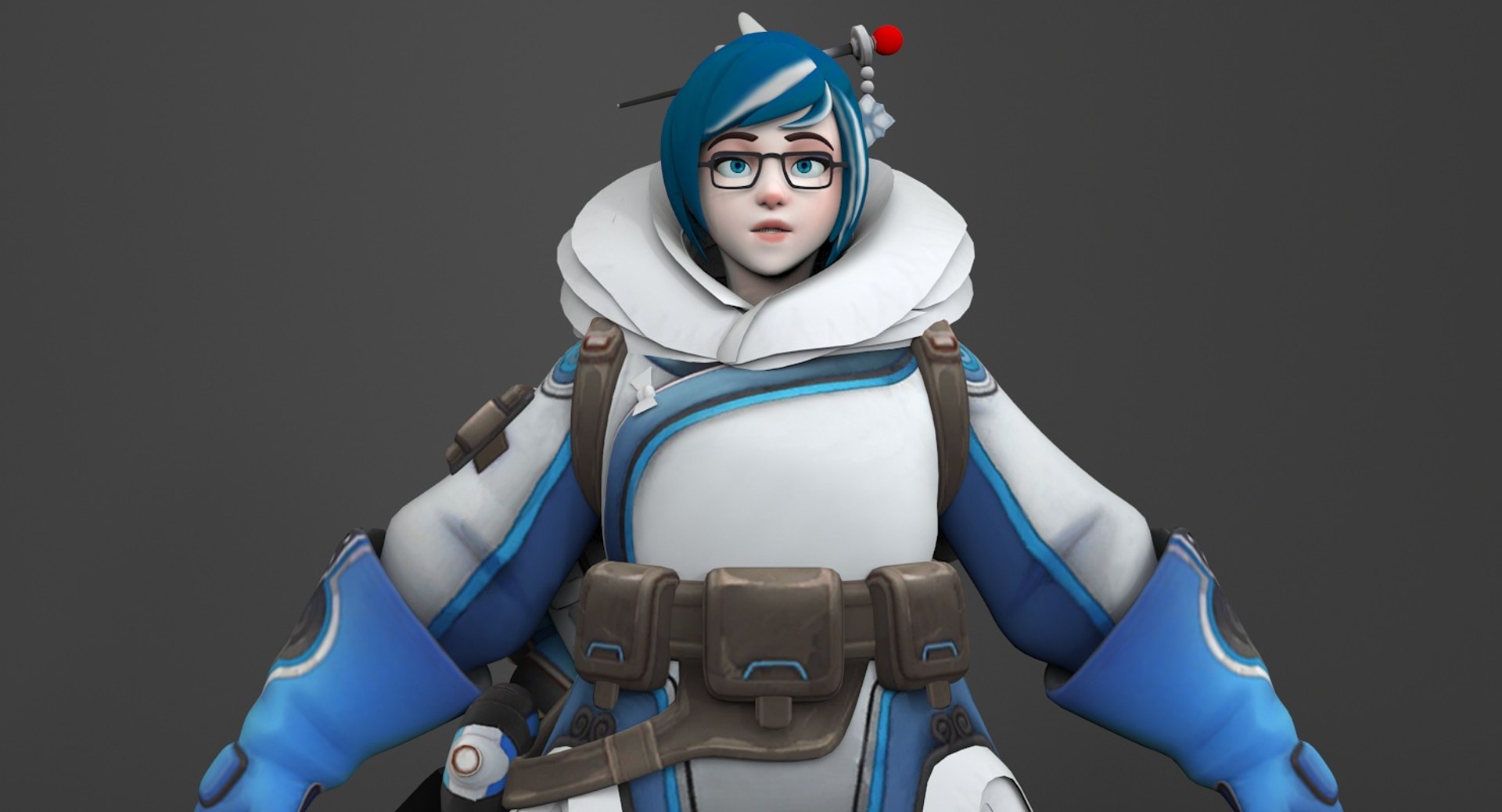 Mei dress 3D - TurboSquid 1411261