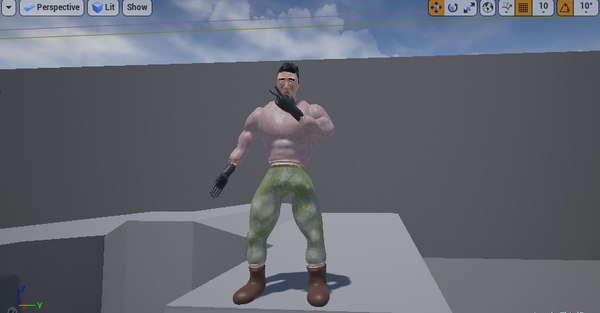 3d model rigged character