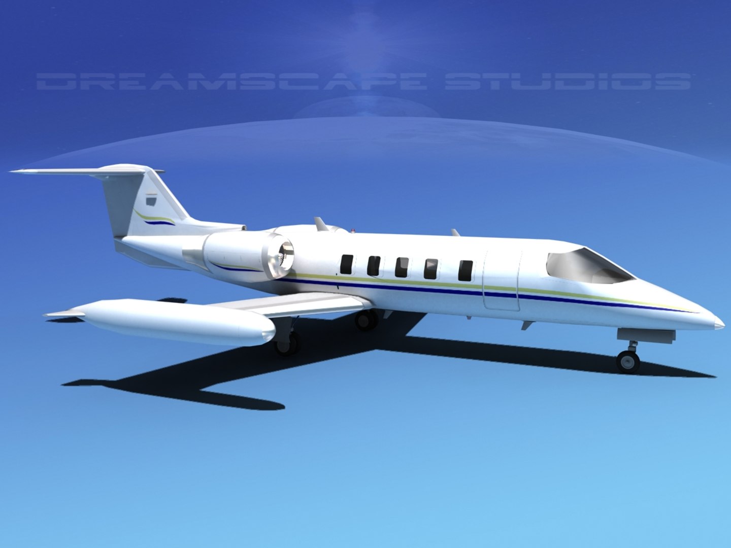 Learjet 35 3d Model