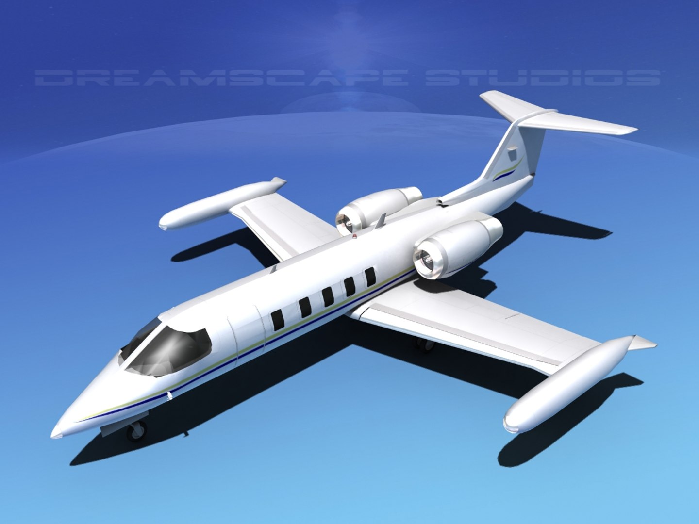 Learjet 35 3d Model