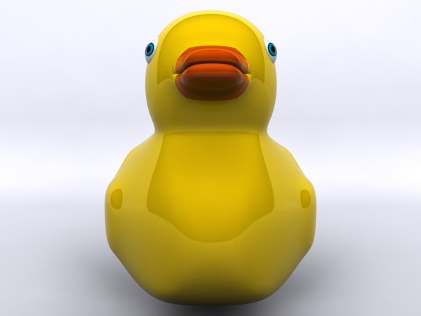3d rubber duck