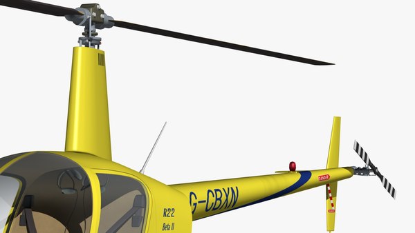robinson r22 3d obj