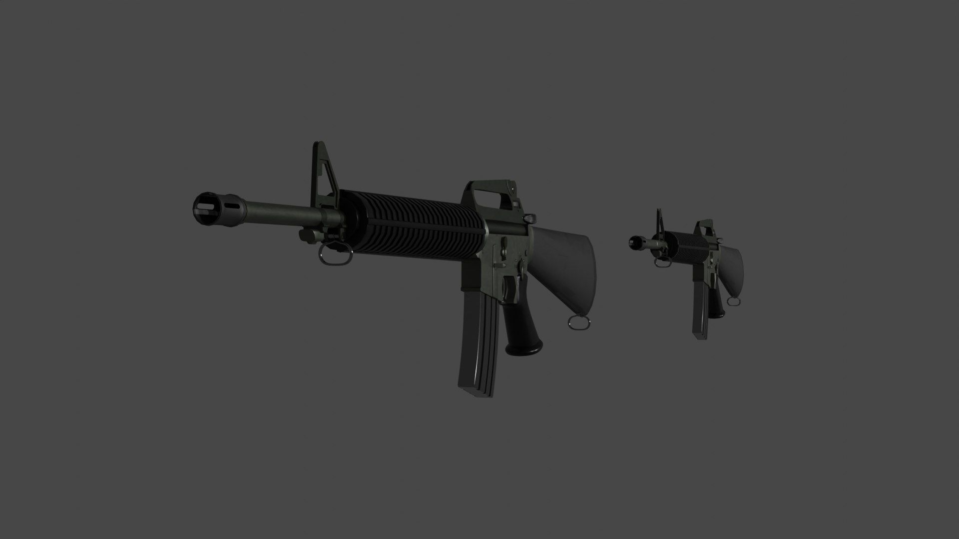 Colt M16 Rifle Model - TurboSquid 1997474