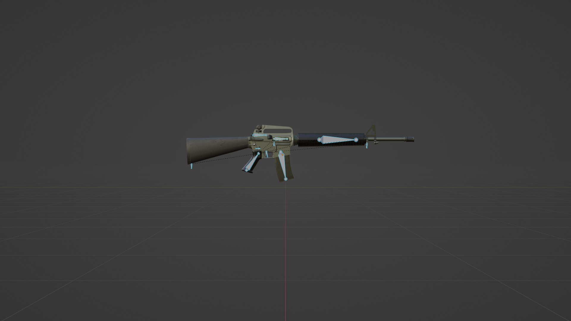 Colt M16 Rifle Model - TurboSquid 1997474