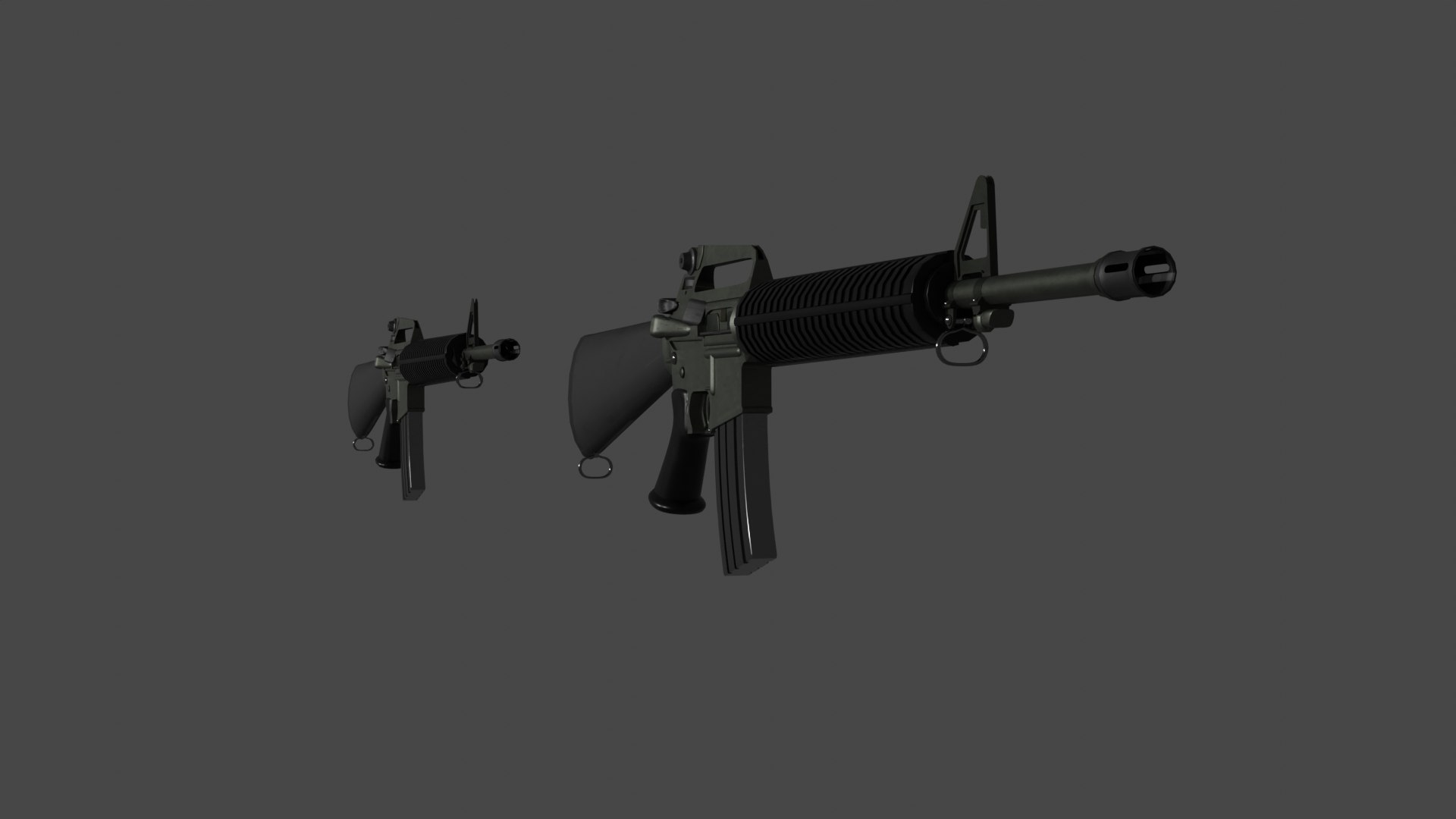 Colt M16 Rifle Model - TurboSquid 1997474
