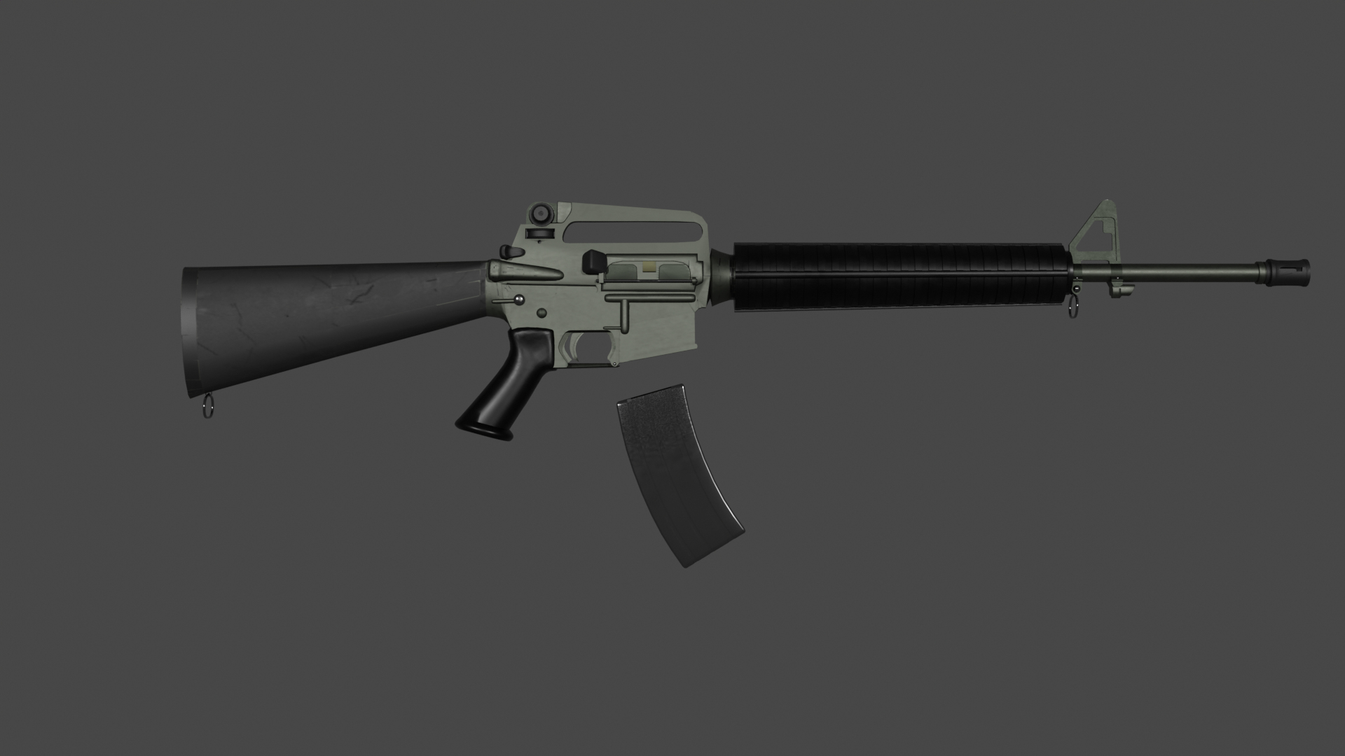Colt M16 Rifle Model - TurboSquid 1997474