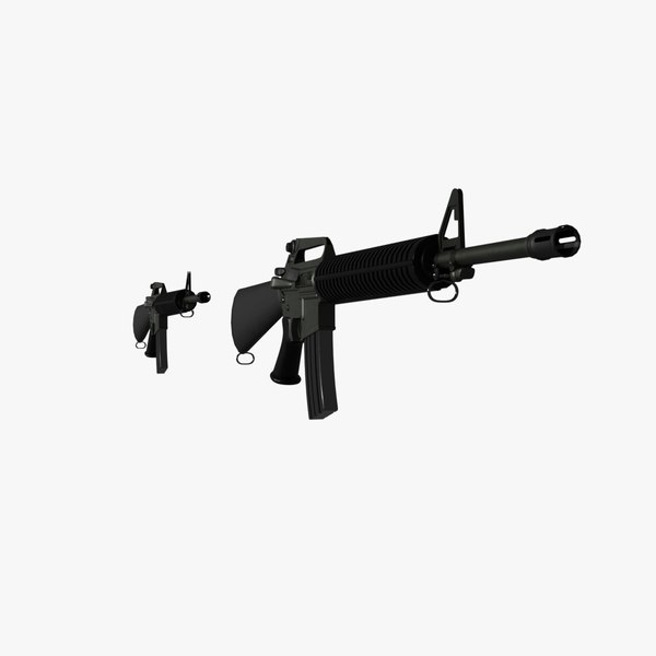 Free Rigged 3D Gun Models | TurboSquid