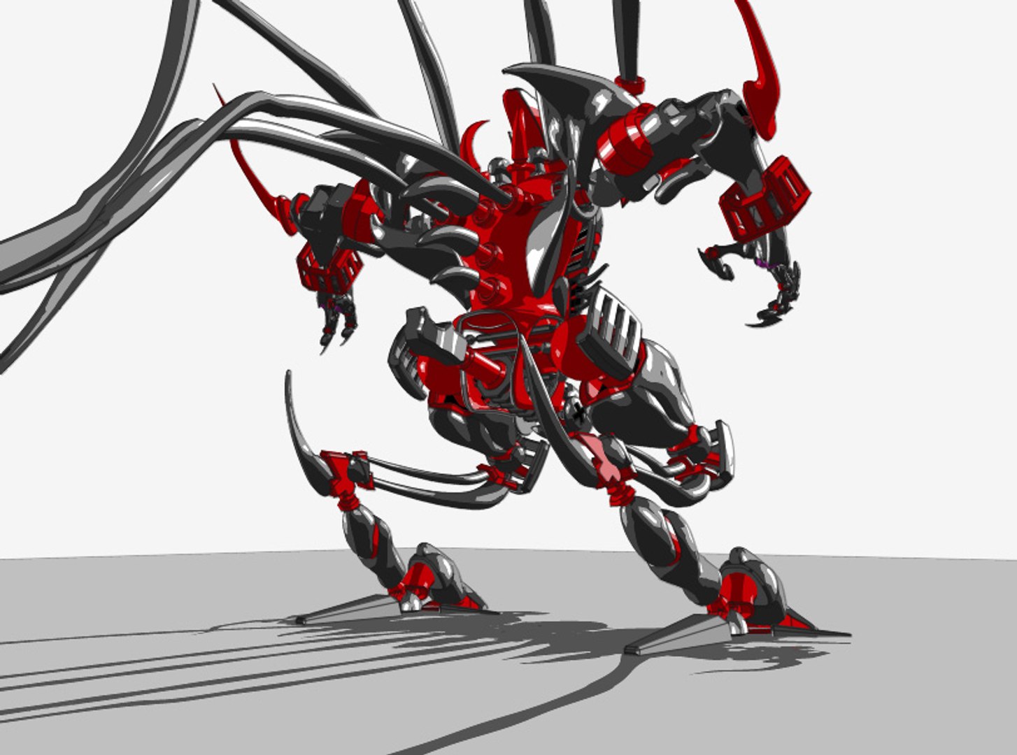 3d Model Robots Anime