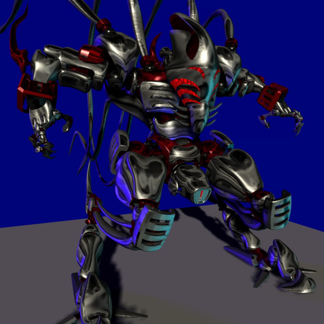 3d Model Robots Anime