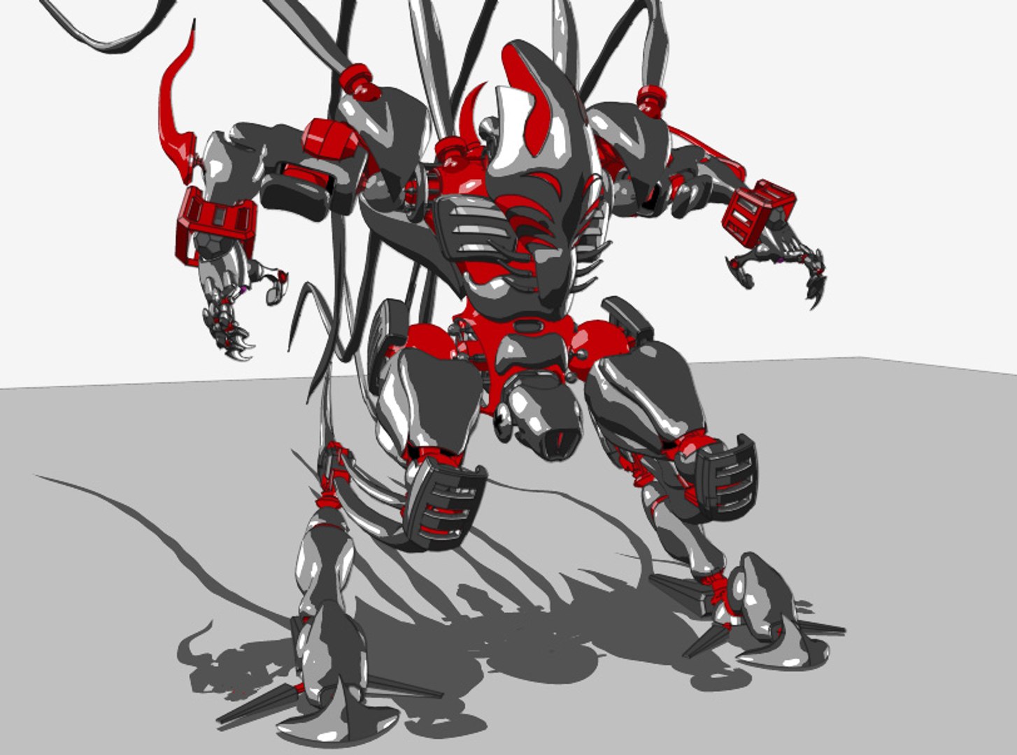 3d Model Robots Anime