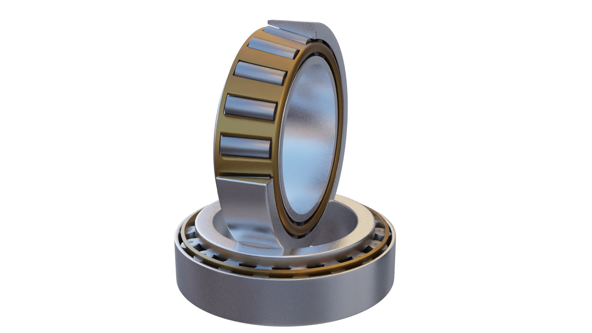 Single Row Tapered Bearing 3D Model - TurboSquid 2131281