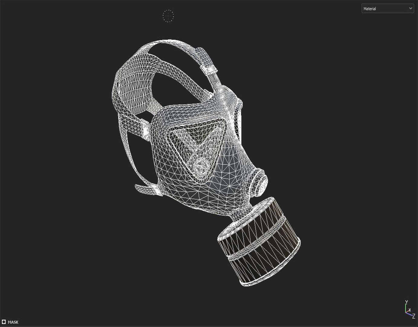 Gas Mask 3D Model - TurboSquid 2248025