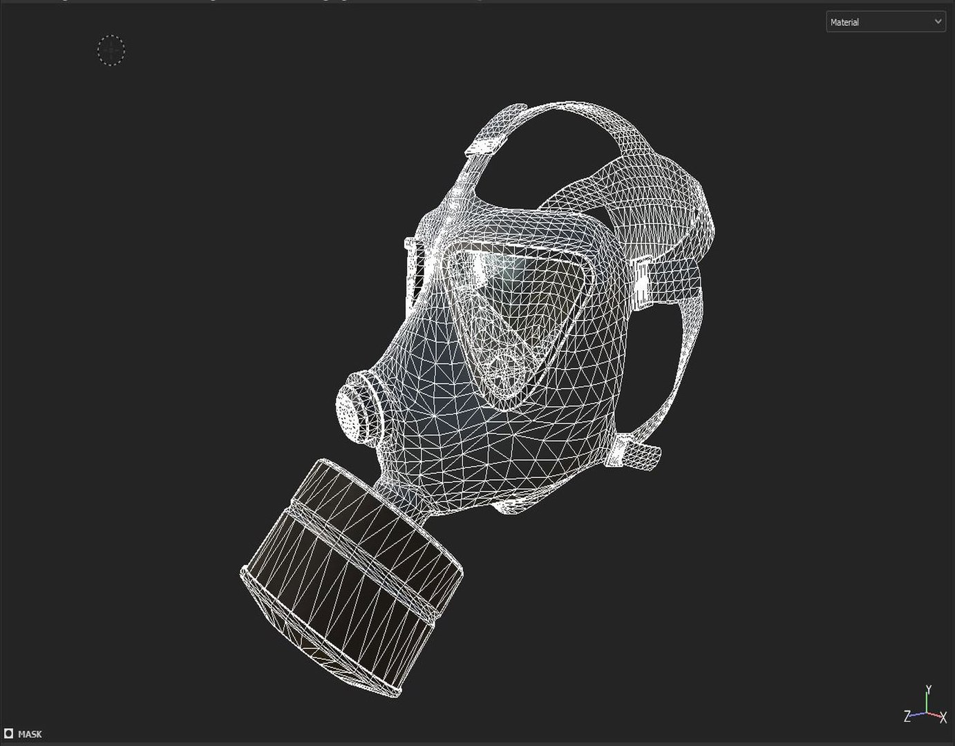 Gas Mask 3D Model - TurboSquid 2248025