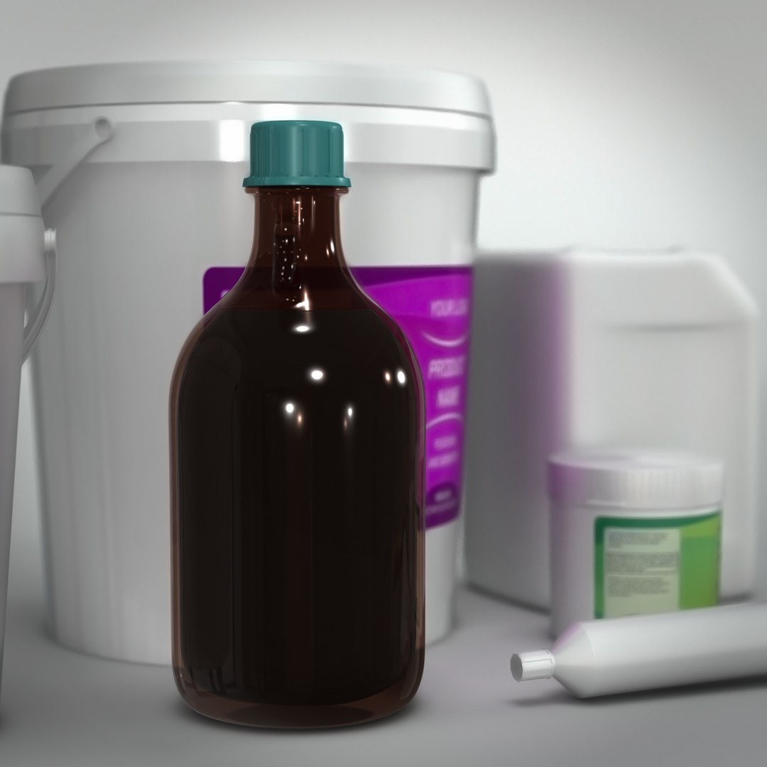 Containers Veterinary Bins 3d Model