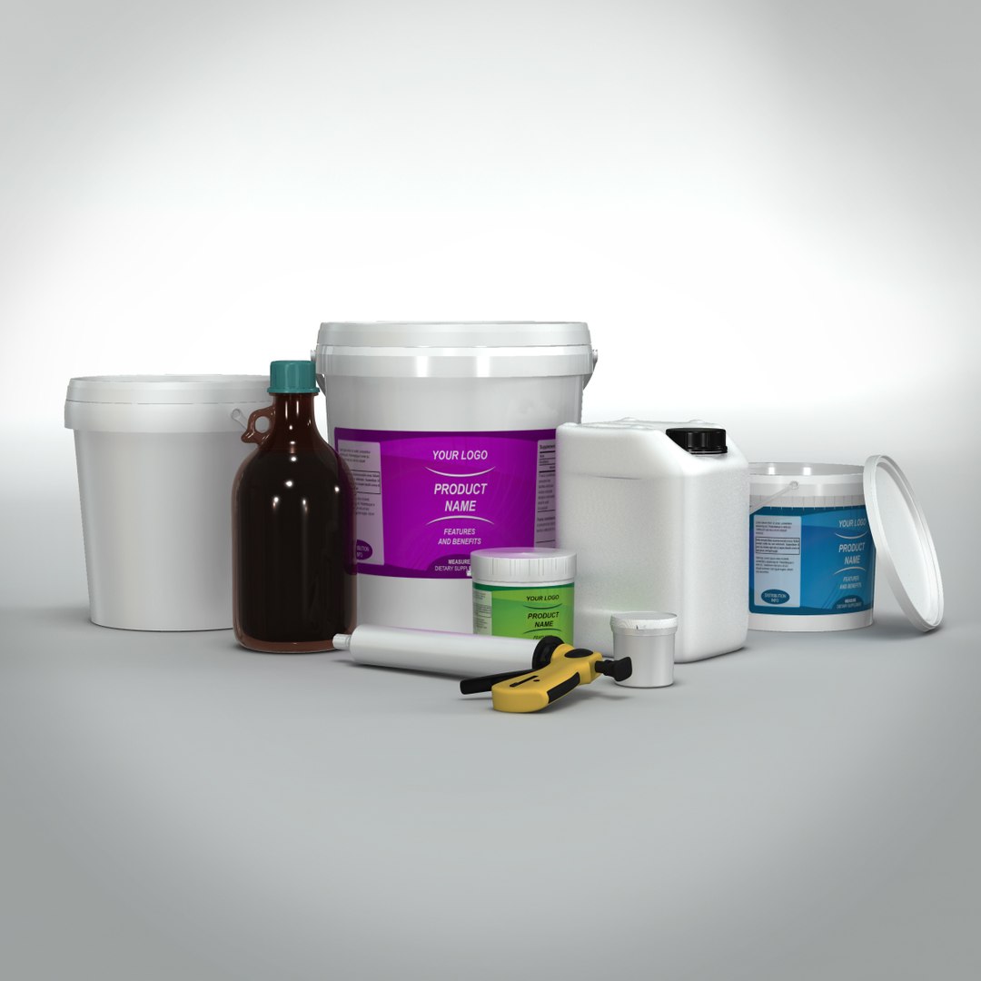 Containers Veterinary Bins 3d Model