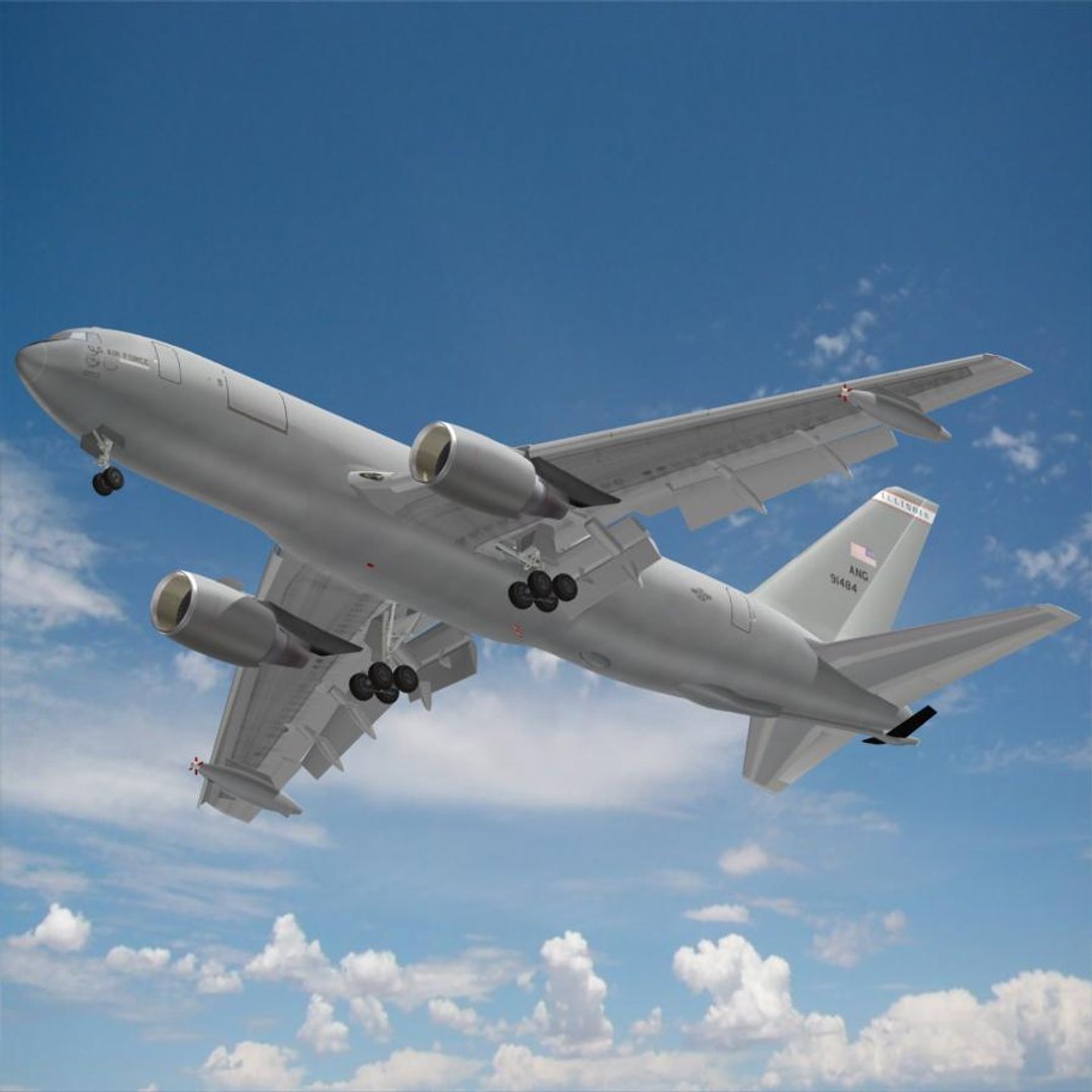 3d Kc-767 Tanker Transport Aircraft Model