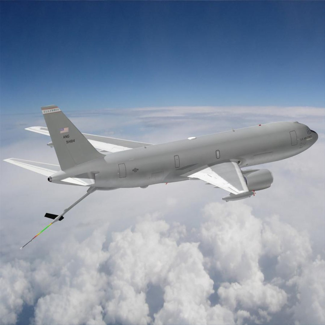 3d Kc-767 Tanker Transport Aircraft Model