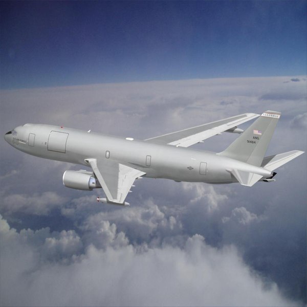 3d kc-767 tanker transport aircraft model