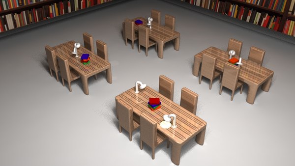 Library Interior 3D Models for Download | TurboSquid
