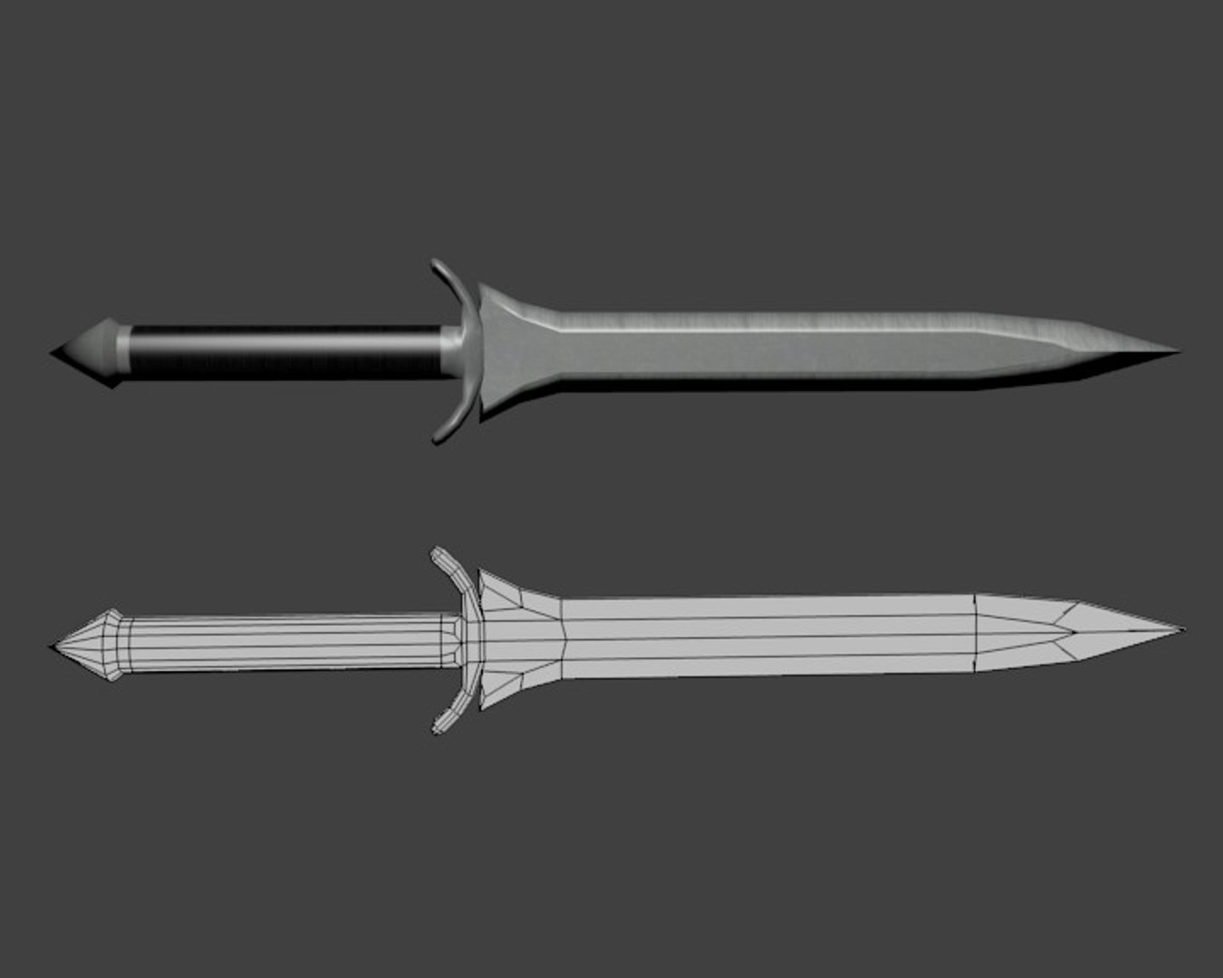 3d Dagger Sword