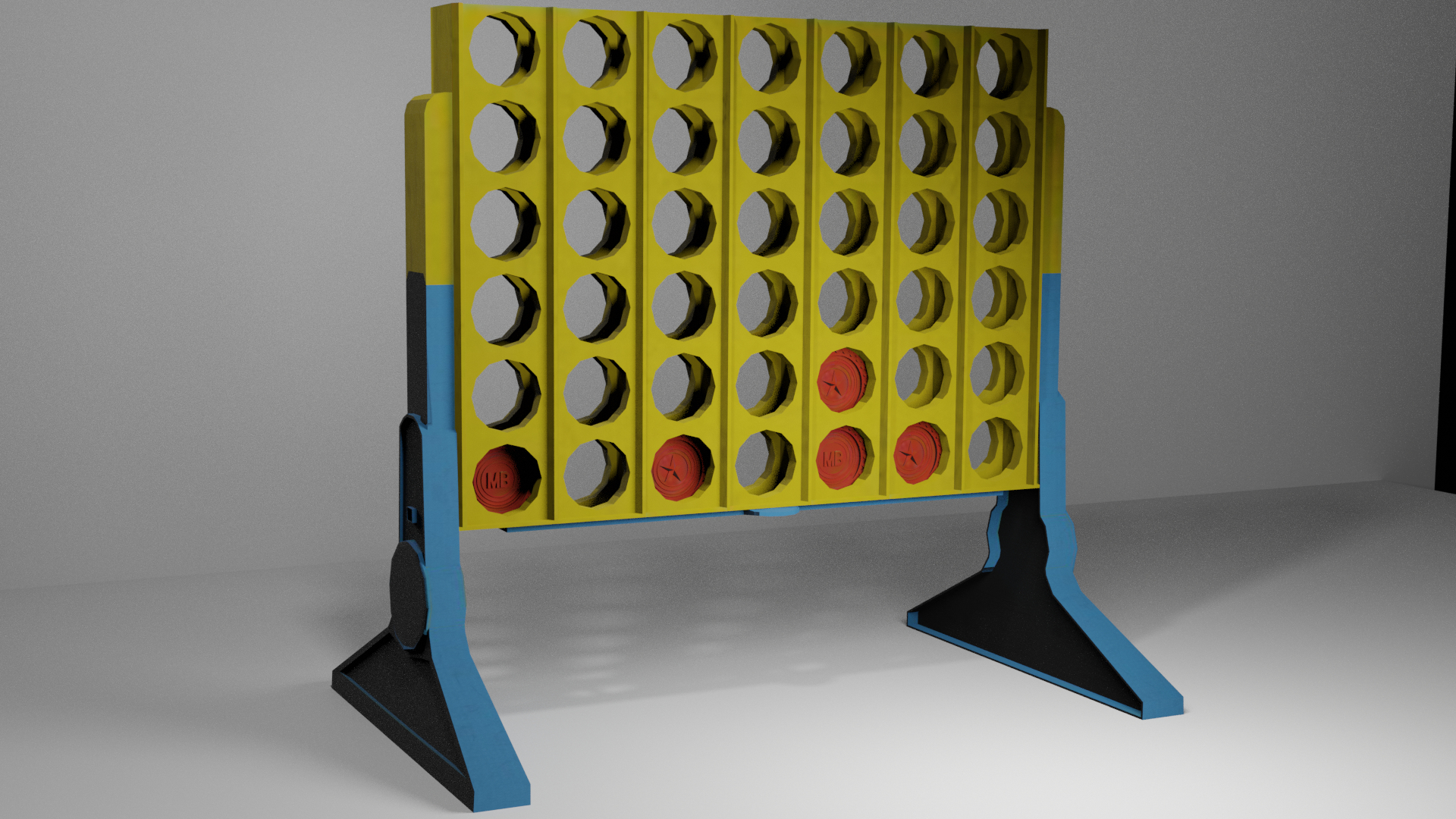 Connect Four set 3D model - TurboSquid 1762053