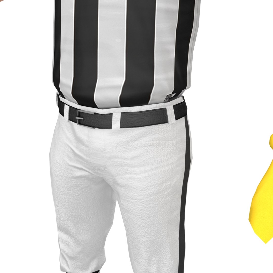3D rigged football referee model - TurboSquid 1301203