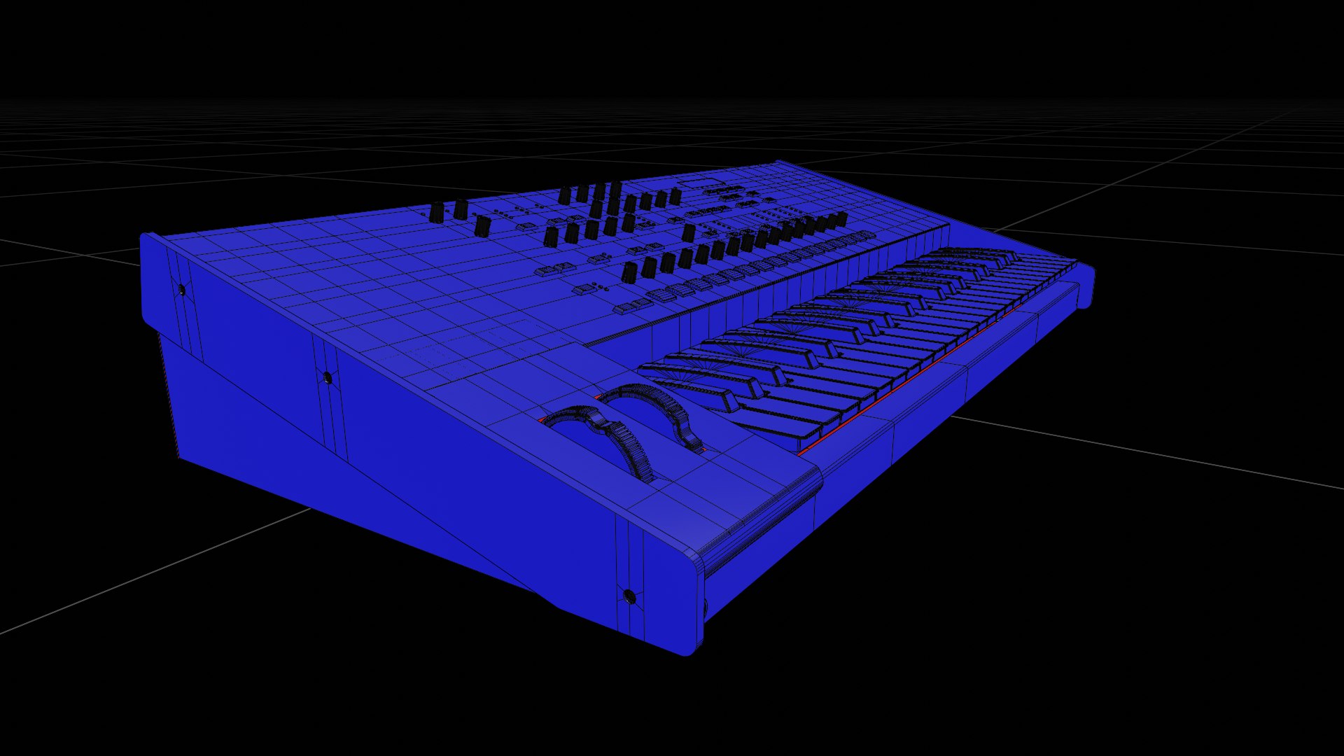 3D Korg MS2000 Synthesizer - TurboSquid 2227577