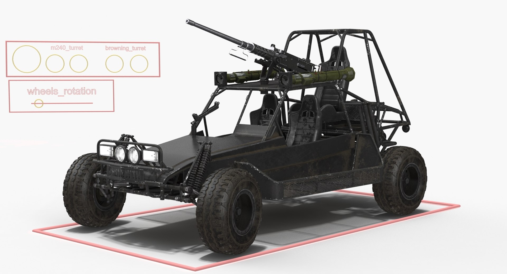 desert patrol vehicle dpv 3d model