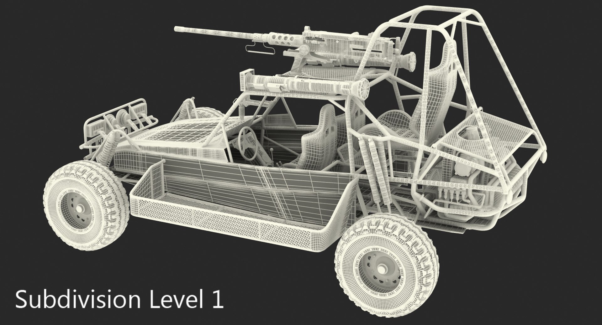 desert patrol vehicle dpv 3d model
