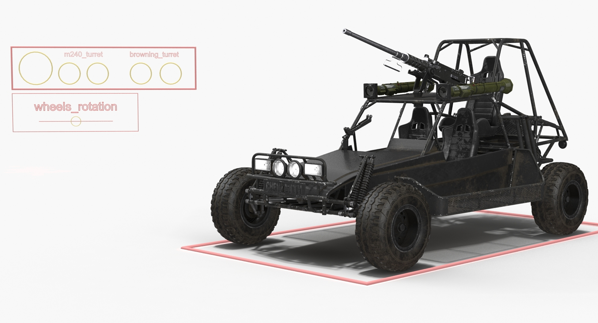 Desert Patrol Vehicle Dpv 3d Model