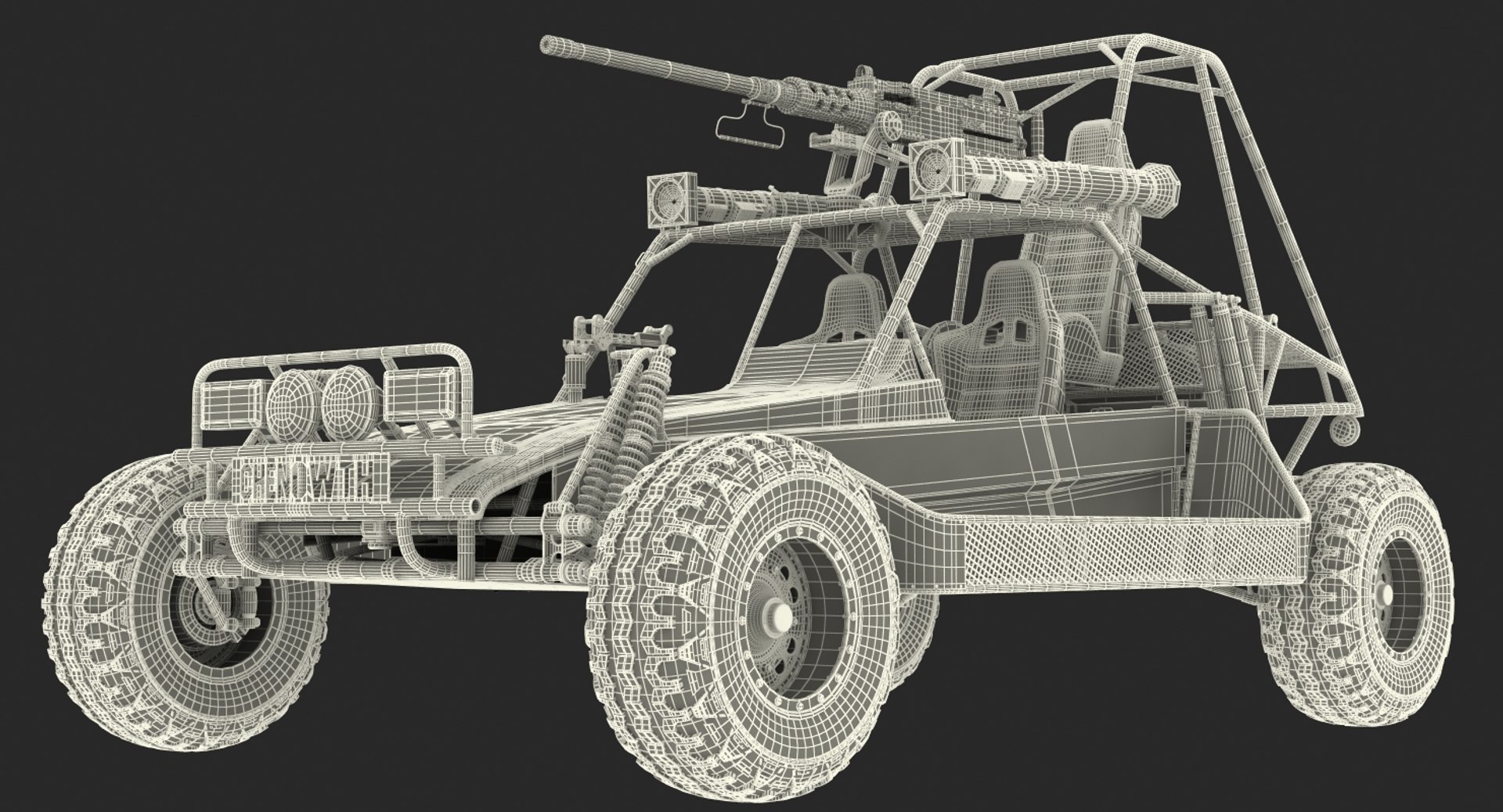 desert patrol vehicle dpv 3d model