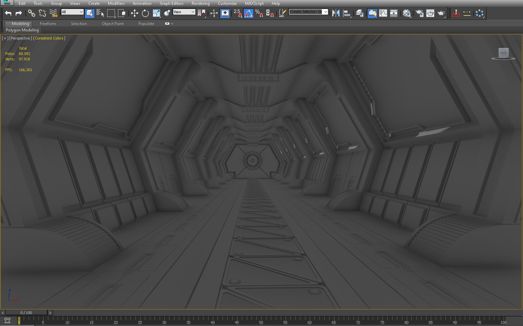 Interior Sci Fi Scene Model - TurboSquid 1567603