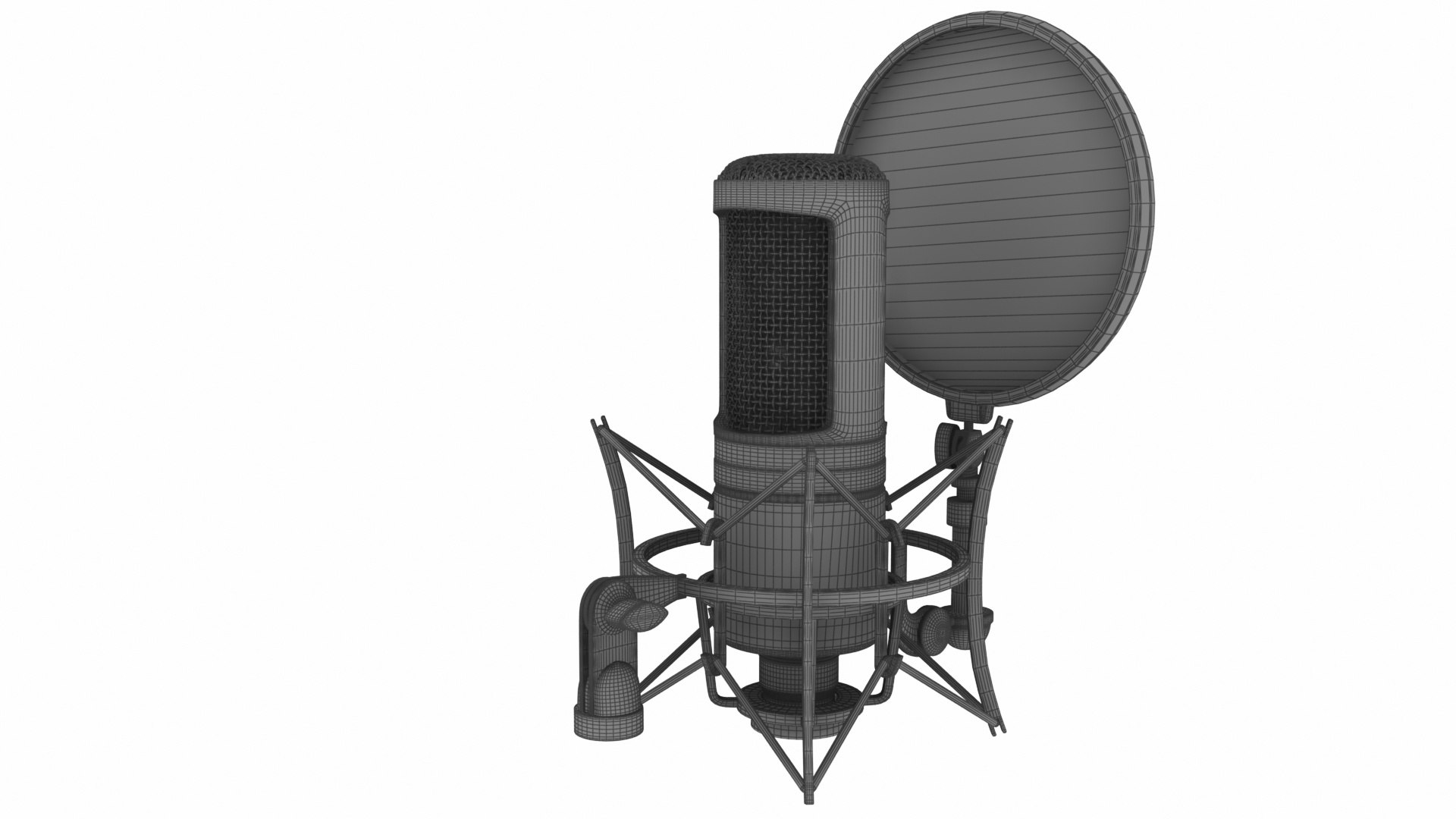 3D Model Microphone And Cable Collection - TurboSquid 1867529
