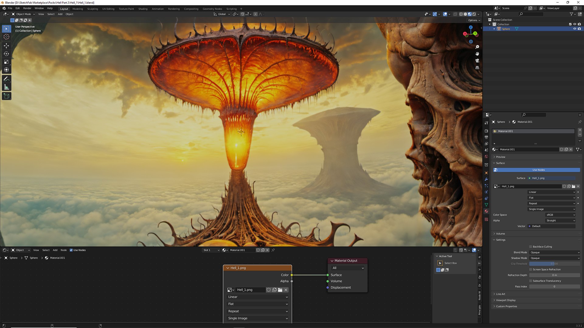 3D HDRI Hell Panorama - TurboSquid 2158262