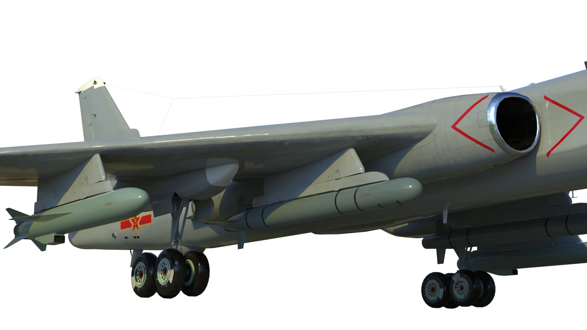 Xian H-6 Strategic Bomber 3D Model - TurboSquid 2186860