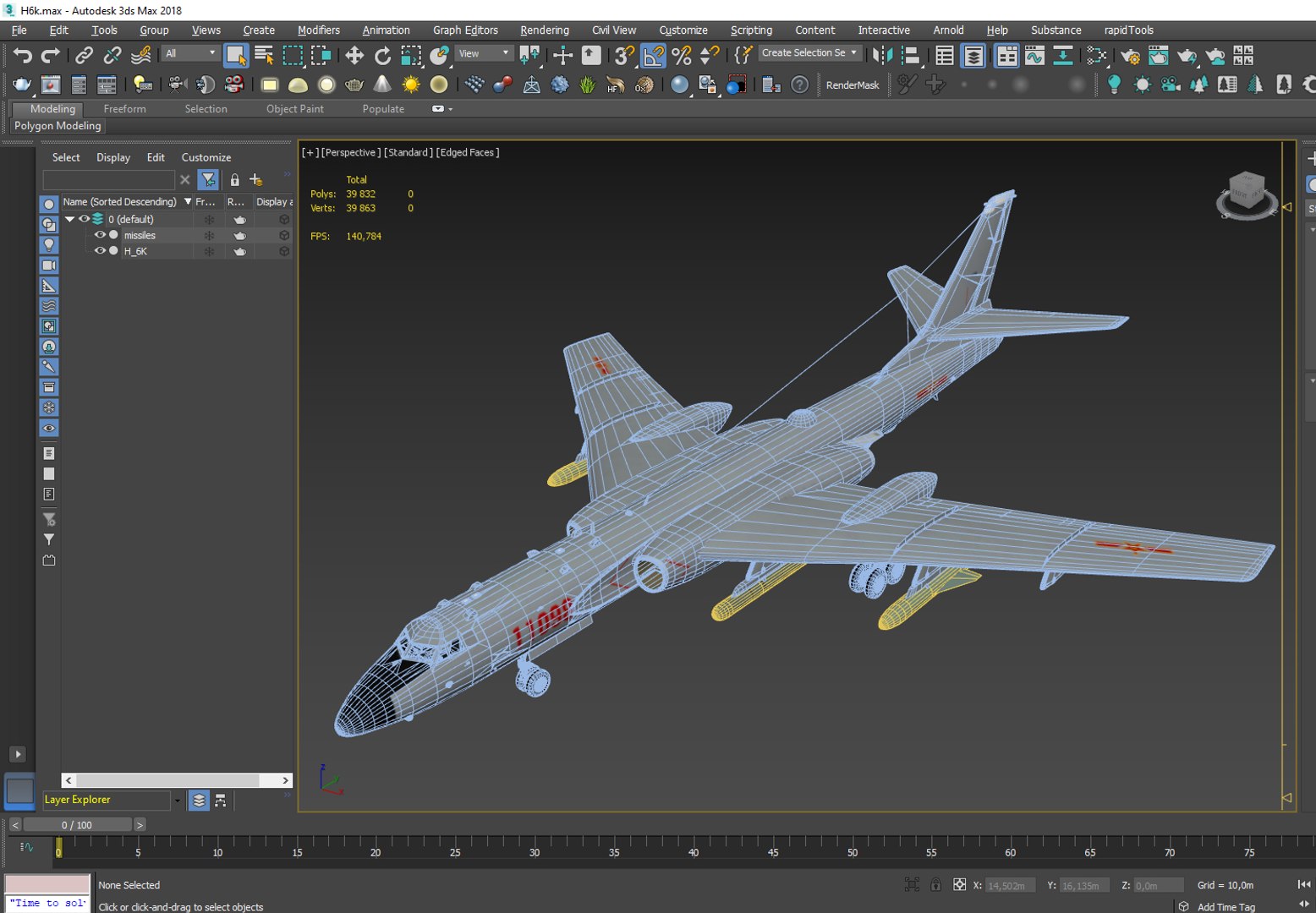 Xian H-6 Strategic Bomber 3D Model - TurboSquid 2186860