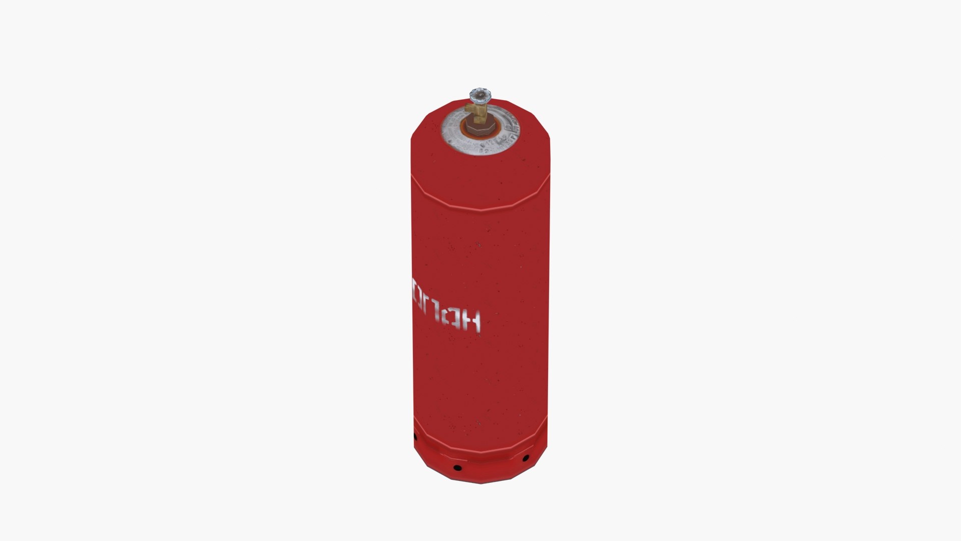 3D USSR Propane Gas Cylinder Model - TurboSquid 2291841