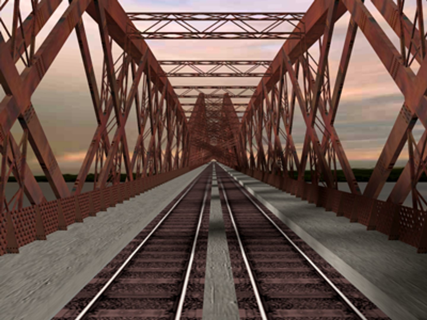 Forth Bridge 3d Model