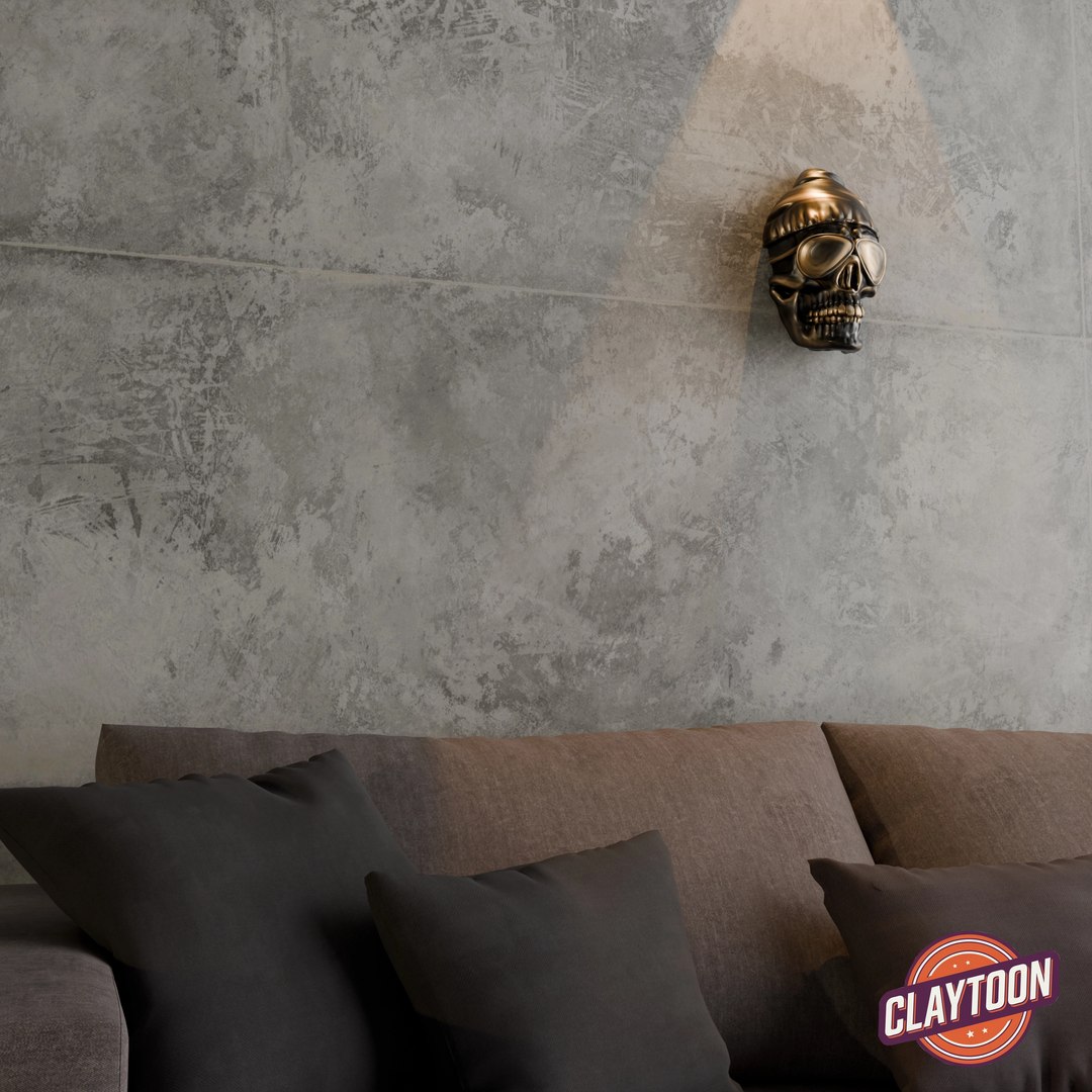 Rapper Skull Wall Art 3D Model - TurboSquid 2310728