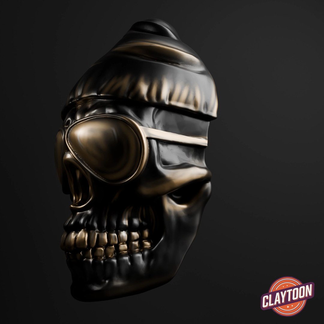 Rapper Skull Wall Art 3D Model - TurboSquid 2310728