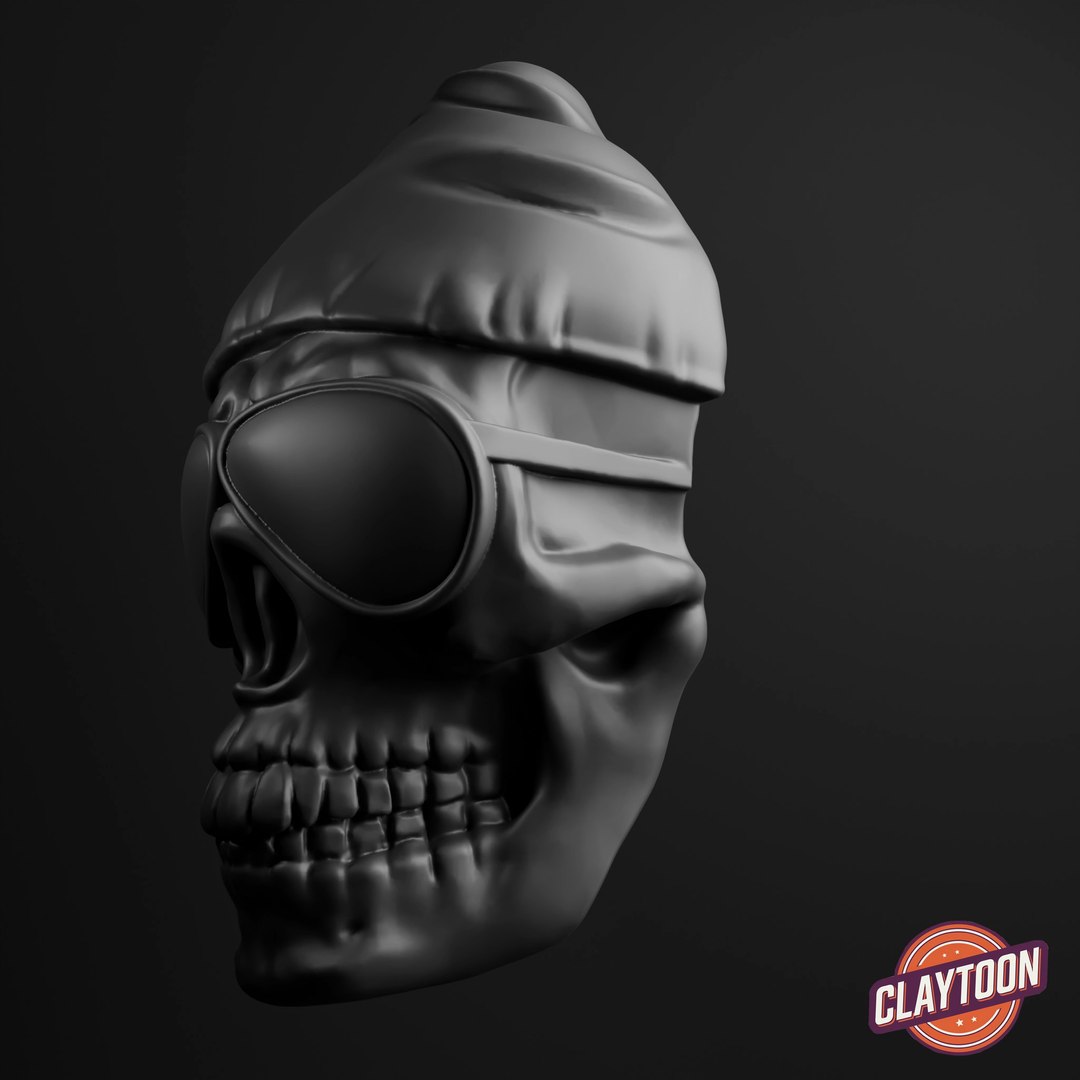 Rapper Skull Wall Art 3D Model - TurboSquid 2310728