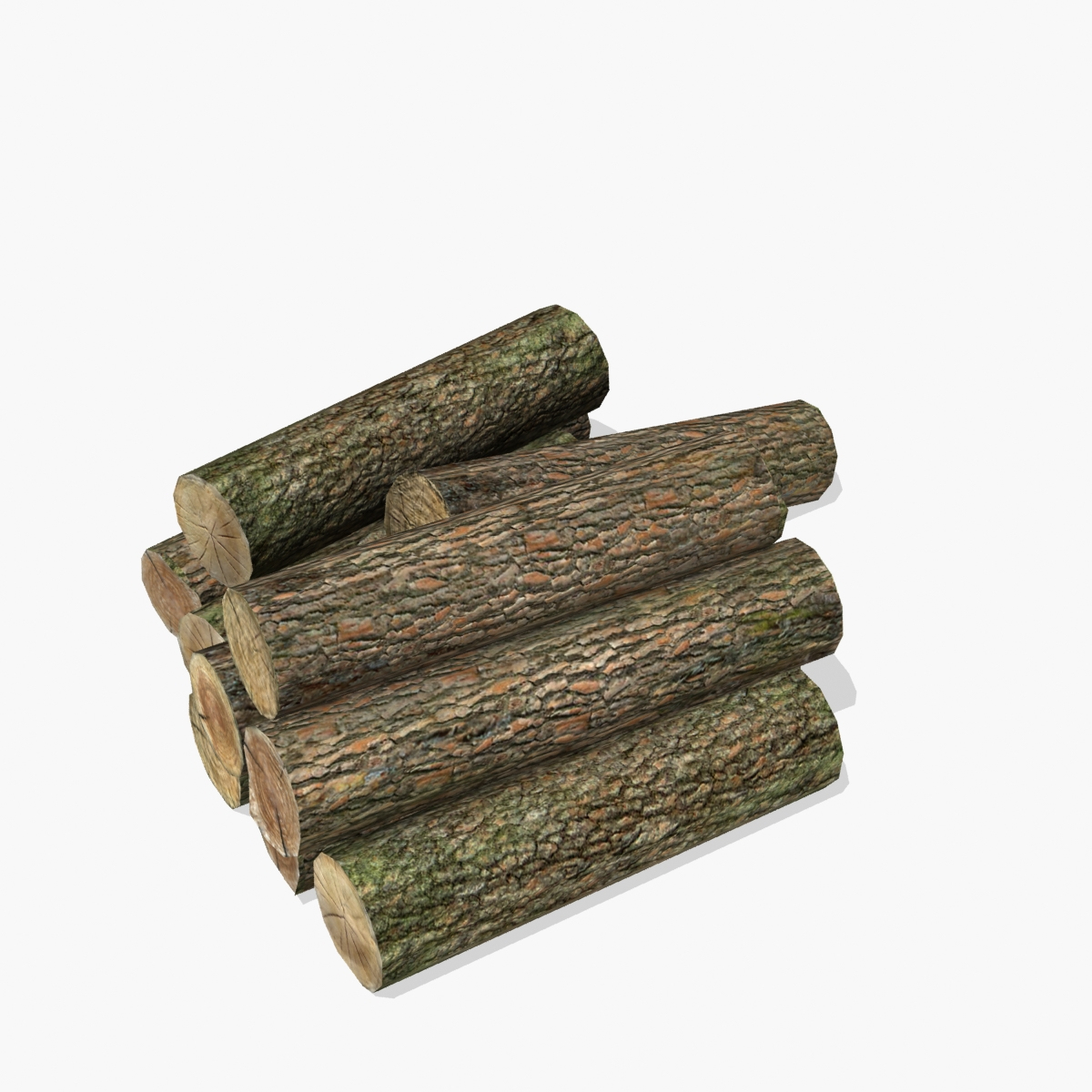 logs medieval 3d model
