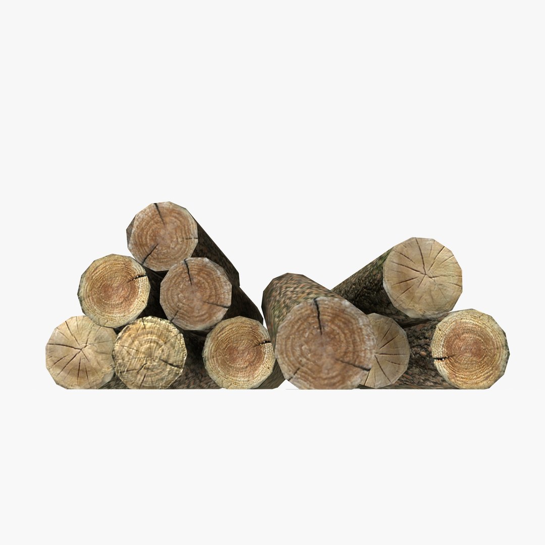 Logs Medieval 3d Model