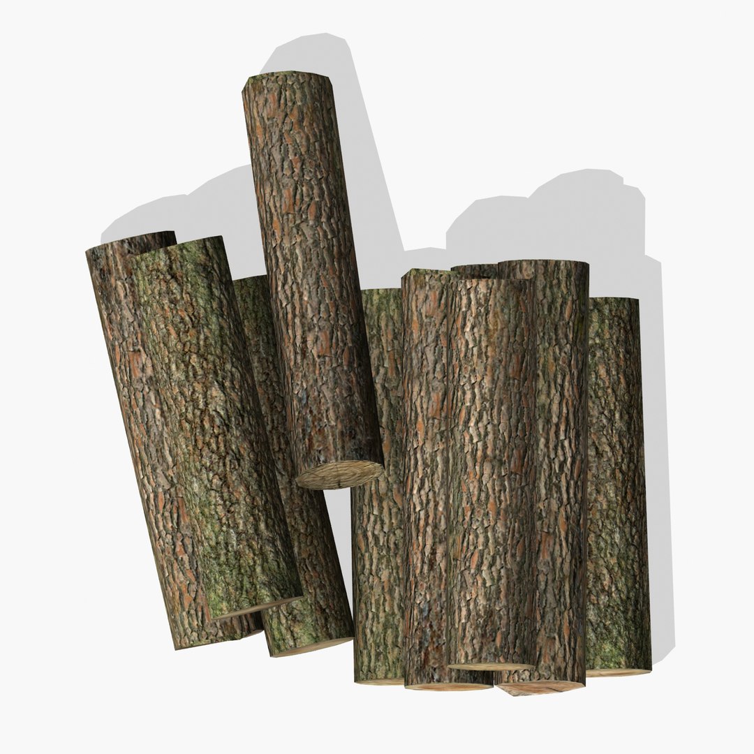 Logs Medieval 3d Model