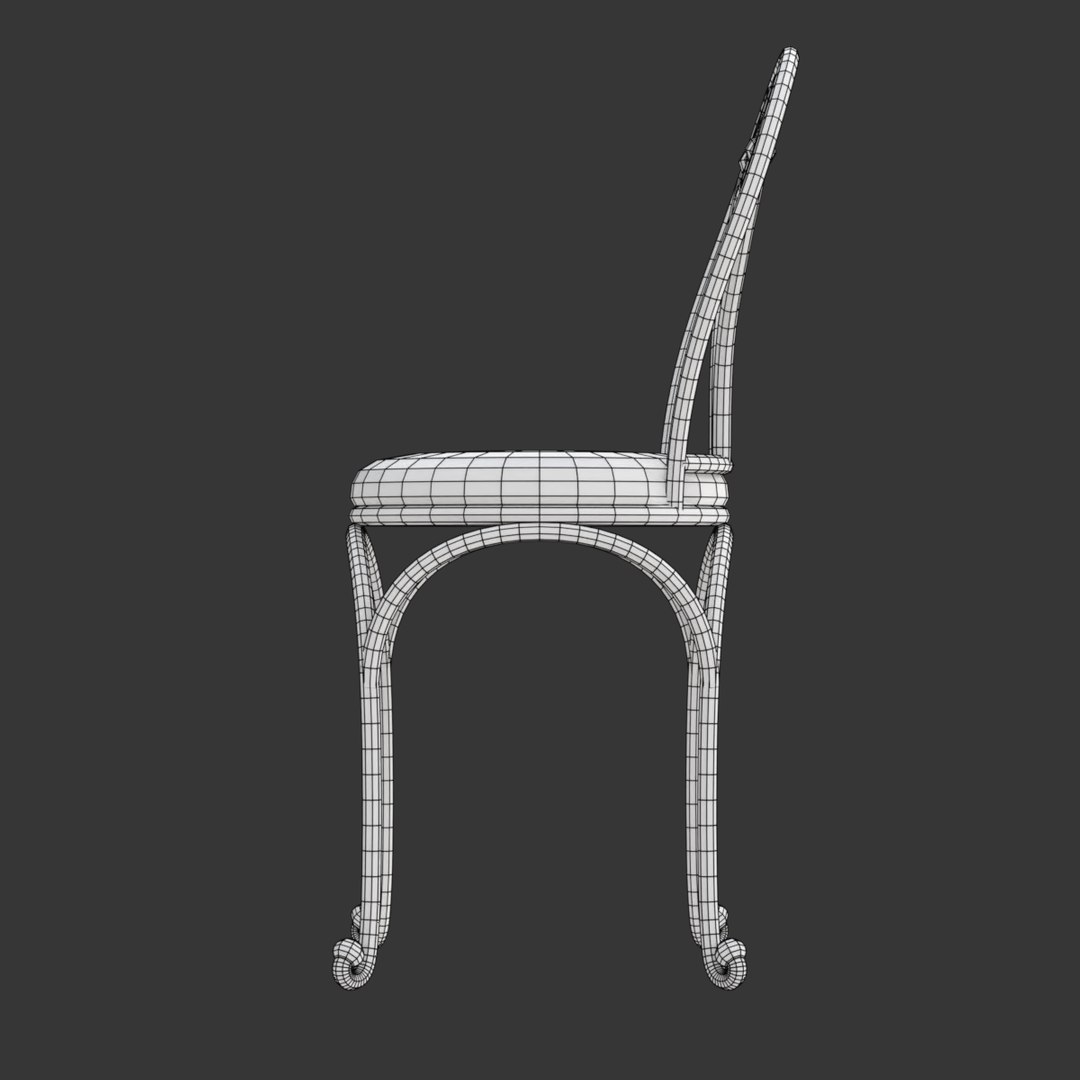 3D cafe chair french model - TurboSquid 1301490